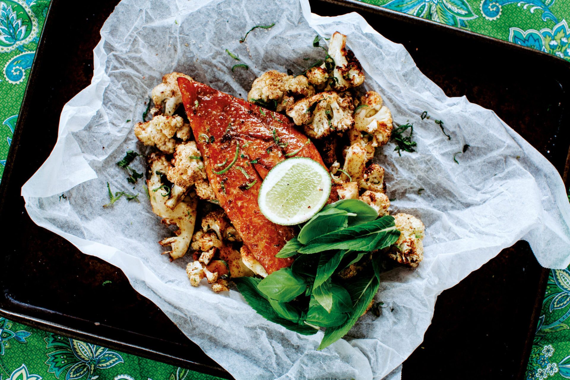 Coliflor Frita Marroquí Con Pescado A La Plancha - ☑ Nutrición Saludable
