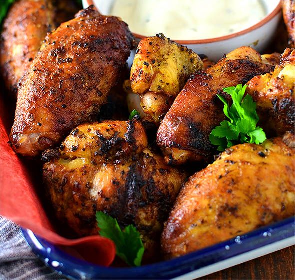 Alitas De Pollo Ahumadas - Iowa Girl Eats - ☑ Nutrición Saludable